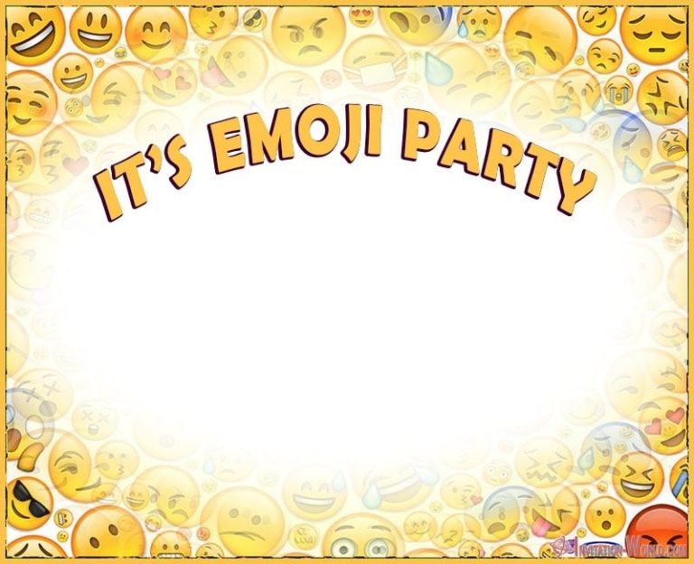 Emoji Invitations for the Perfect Party - Invitation World